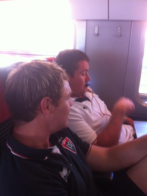 Photo: The Fridge et Tom Whitford, direction Lyon ! – Blog RCT