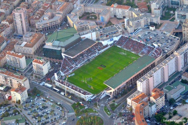 Photos: Le stade Mayol vu du ciel, contre le Racing Métro