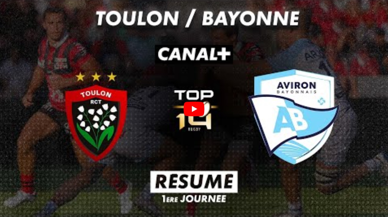 Le résumé vidéo de la victoire Toulonnaise contre Bayonne - Blog RCT